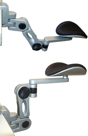 Articulating Gel Forearm Support with Removable Mouse Tray by Aidata ...