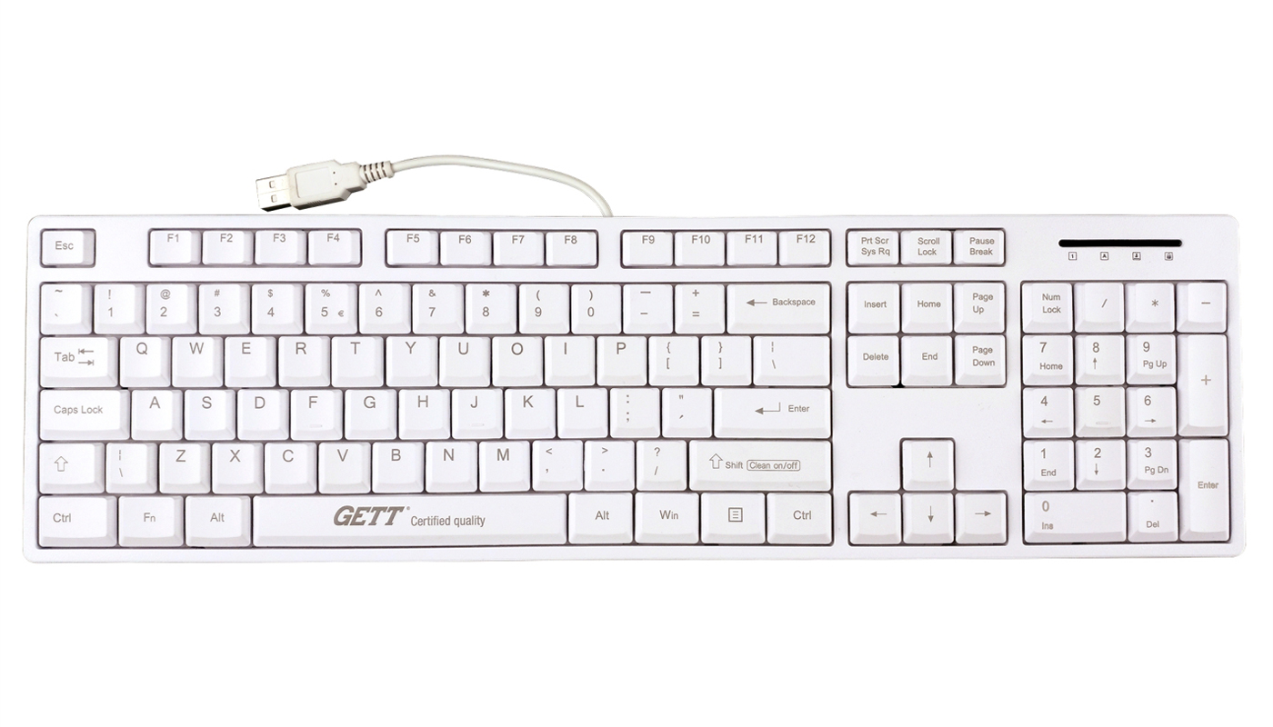 CleanType Easy Basic Keyboard by GETT : ErgoCanada - Detailed ...