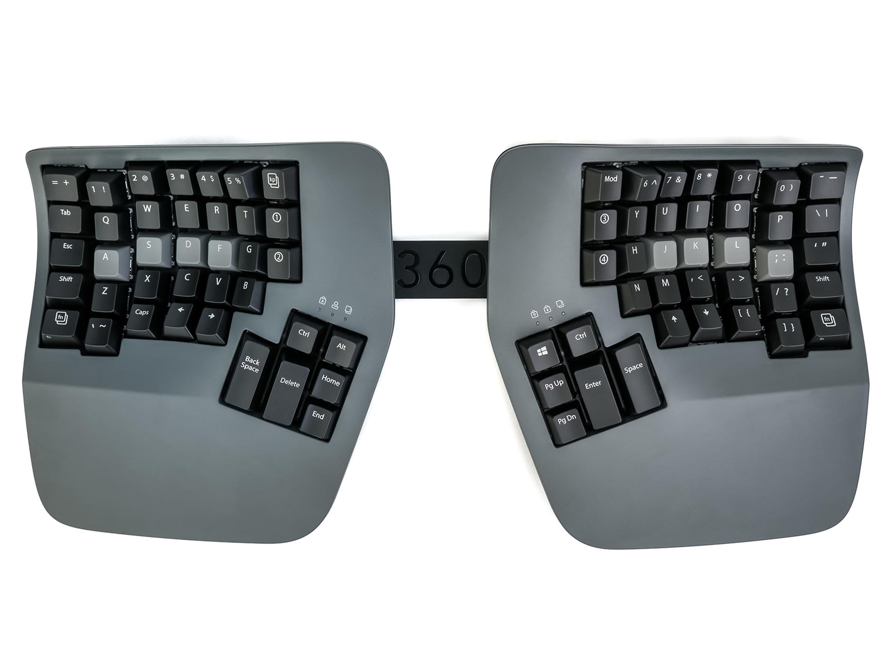 Advantage360 PRO Linear Quiet Contoured Keyboard by Kinesis Corporation ...
