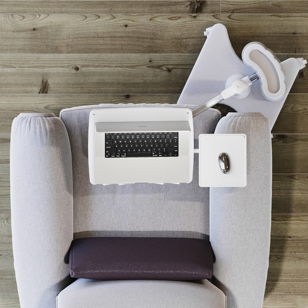LEVO G2 Deluxe Rolling Laptop Stand with Mouse Tray (33801) by Levo ...