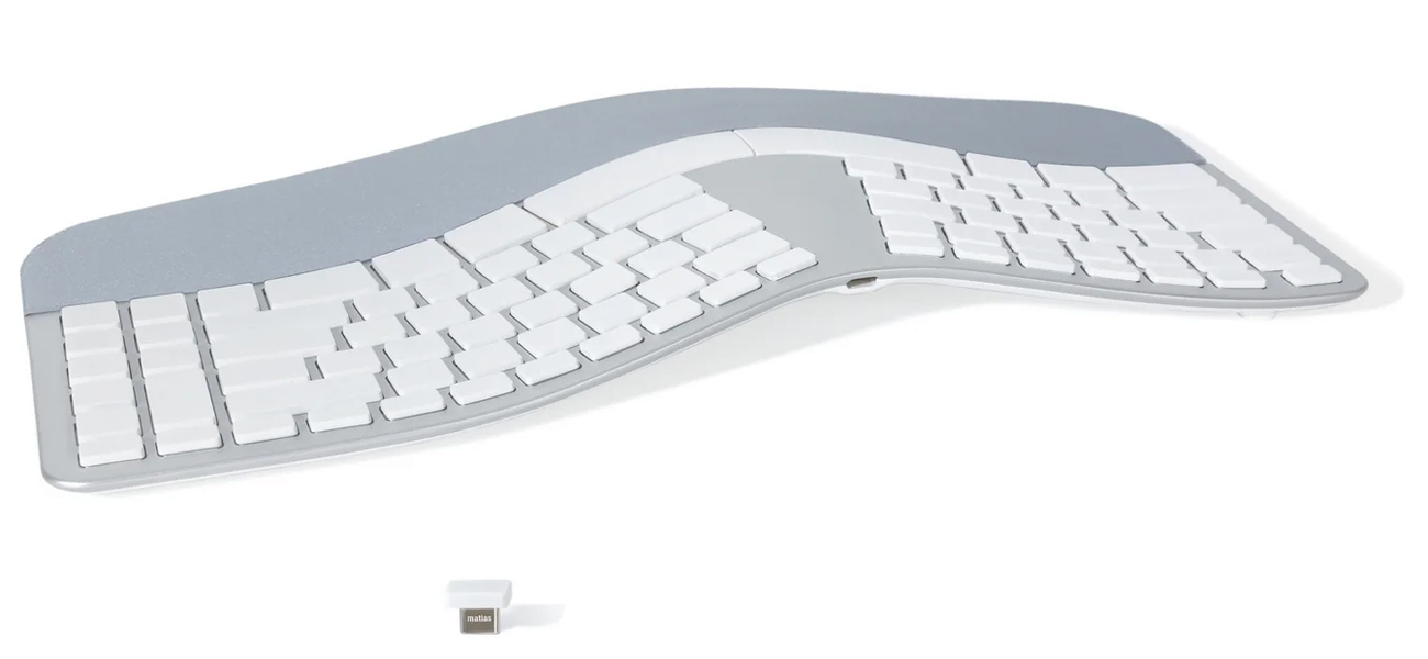 Sculpted Ergonomic Rechargeable Keyboard for Mac by Matias : ErgoCanada ...