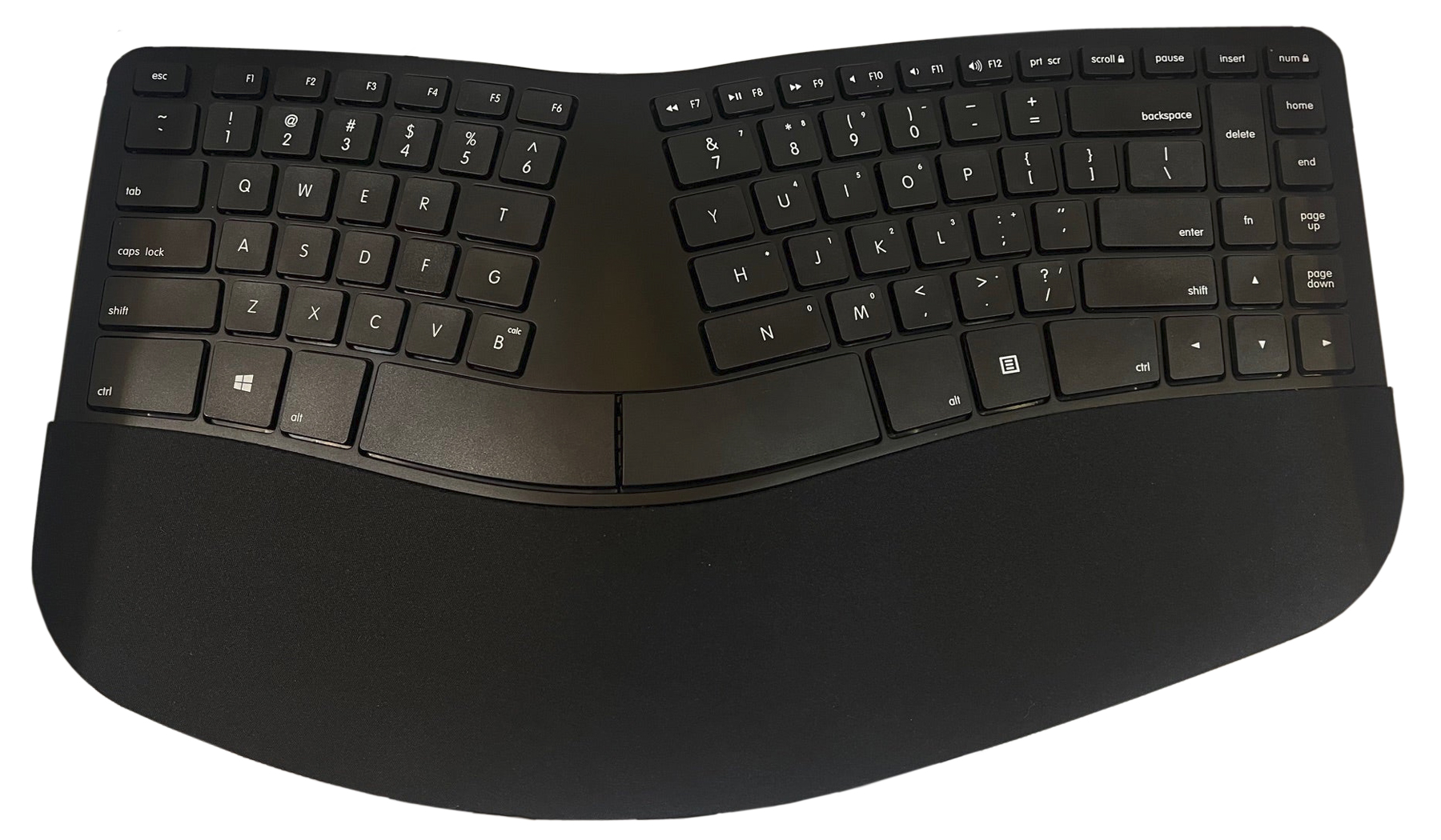 Sculpted Ergonomic Wired Keyboard for PC by Matias : ErgoCanada ...